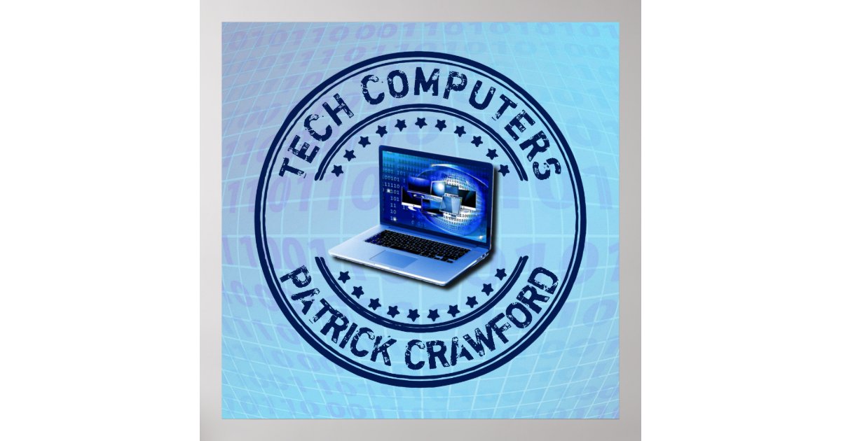 Computer Service Repair Technician Or PC Shop Poster | Zazzle