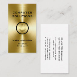 Computer Services Business Card | Zazzle