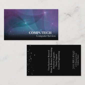 Computer Services & Programmer Business Card | Zazzle