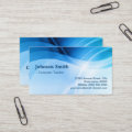 Computer Teacher - Modern Blue Creative Business Card | Zazzle