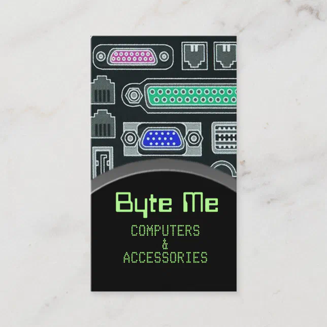 Computer & Tech Business Card 2 | Zazzle