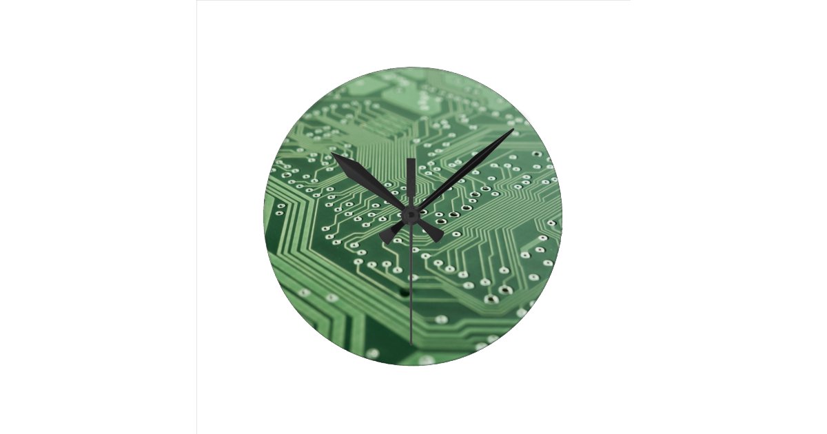 Computer Techie Acrylic Wall Clock | Zazzle.com