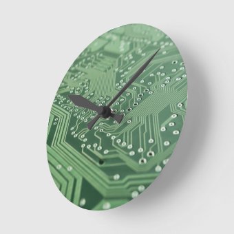 Computer Techie Acrylic Wall Clock | Zazzle