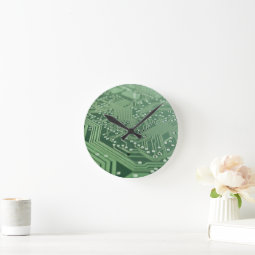 Computer Techie Acrylic Wall Clock | Zazzle