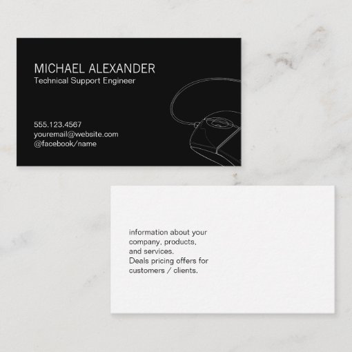 Computer Technician Business Card | Zazzle