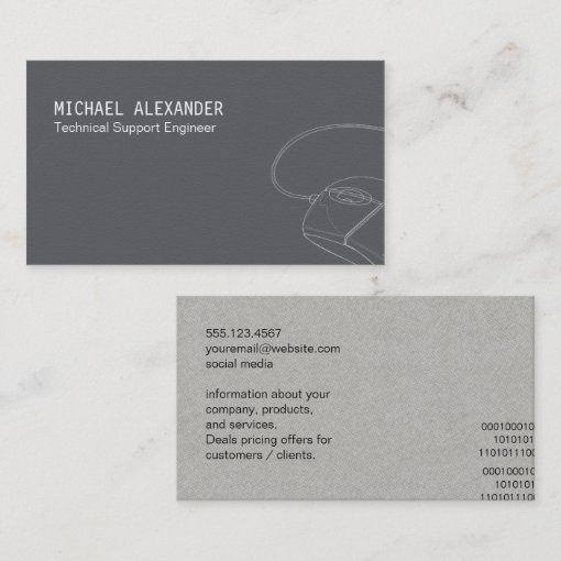 Computer Technician Business Card | Zazzle