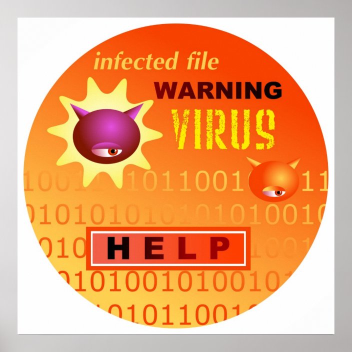 Computer Virus Poster | Zazzle.com