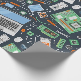 Computer Wrapping Paper | Zazzle
