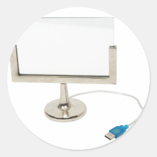 ComputerMonitor072709 Round Stickers