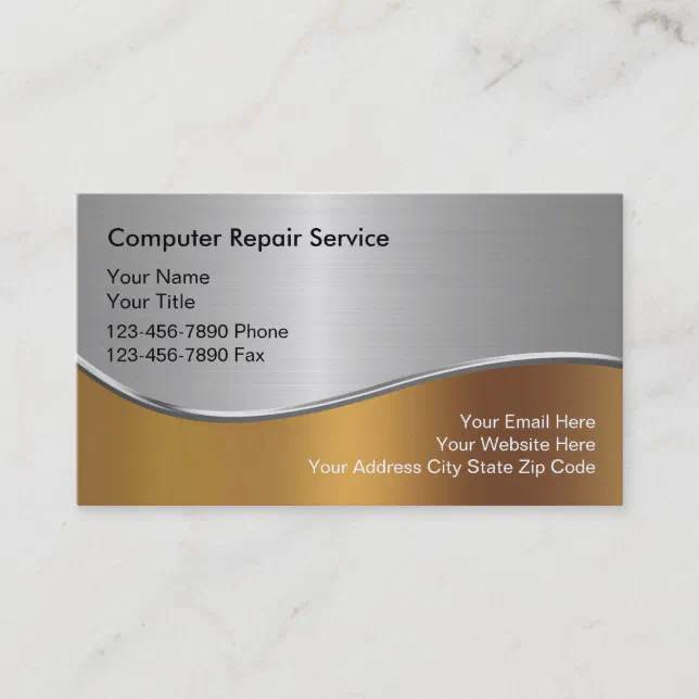 Computers Business Card | Zazzle