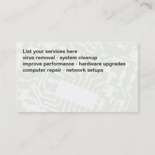 Computers Repair Business Cards | Zazzle