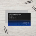 Computers Repair Service Professional Business Card | Zazzle