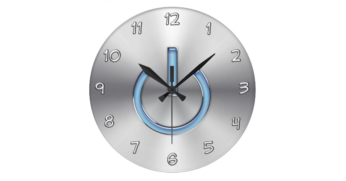 Computers Theme Wall Decor Clock | Zazzle