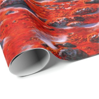 Concept Art of Future Manned Mars Mission Wrapping Paper | Zazzle