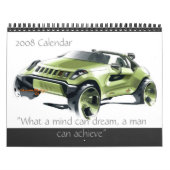 Concept Cars 2008 Calendar | Zazzle