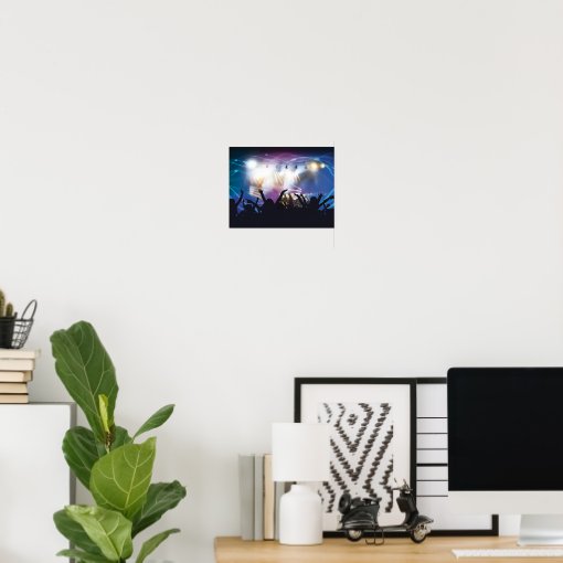Concert Crowd Poster | Zazzle