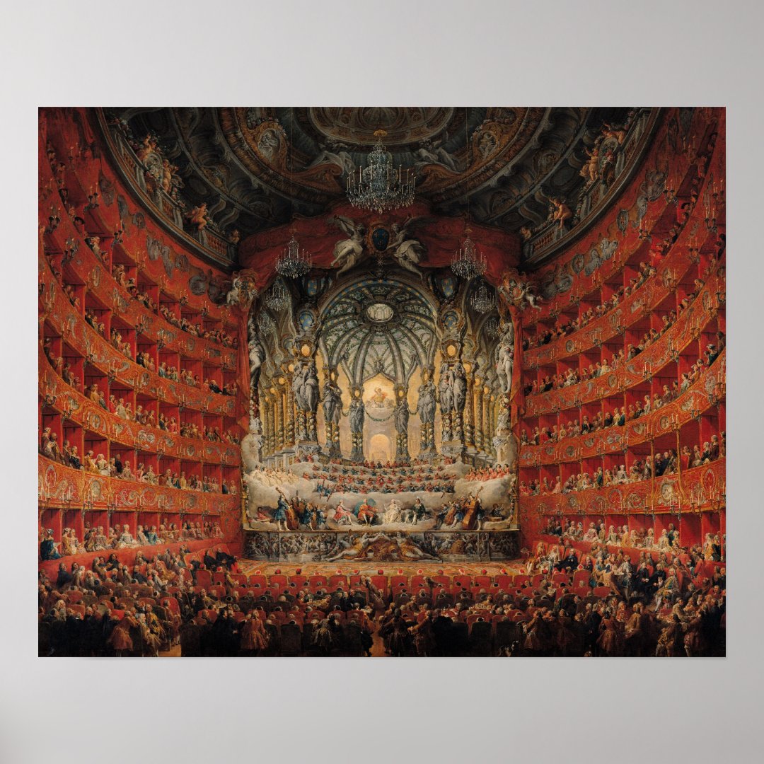 Concert given by Cardinal de La Rochefoucauld Poster | Zazzle