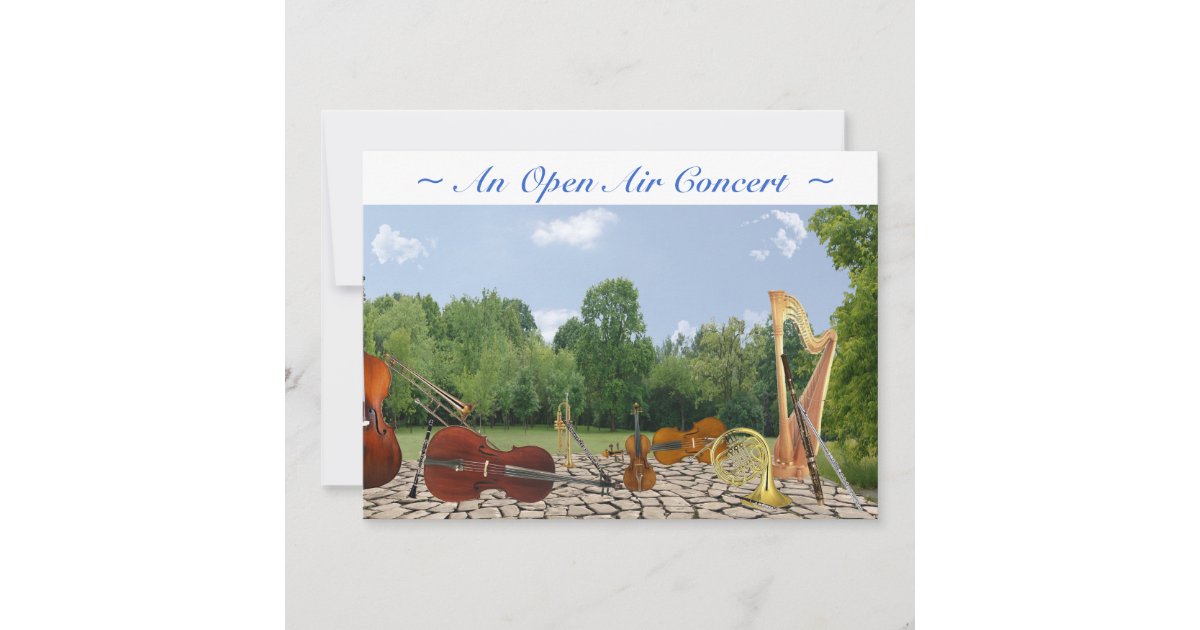 Concert Invitation | Zazzle
