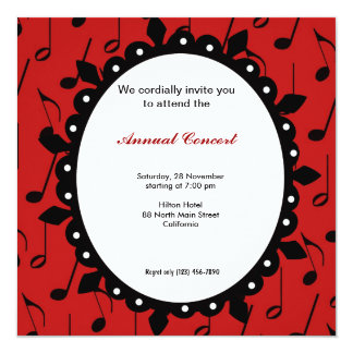 Choir Invitations & Announcements | Zazzle