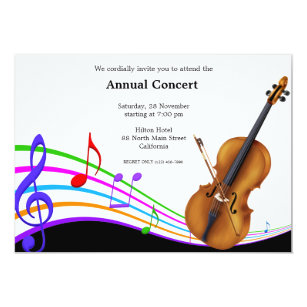 Choir Invitations | Zazzle