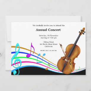 Choir Invitations | Zazzle