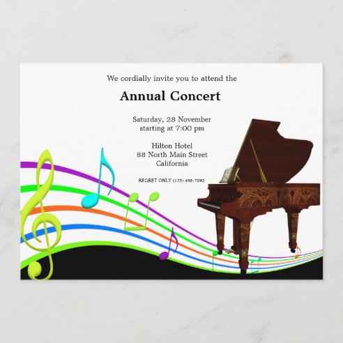 Choir Invitations | Zazzle