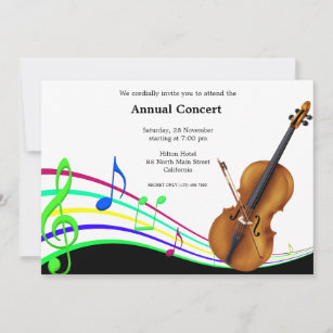 Choir Invitations | Zazzle