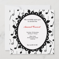 Choir Invitations | Zazzle