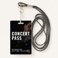 Concert Photo All Access Pass ID Badge | Zazzle