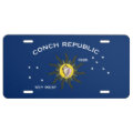Conch Republic Flag Key West Florida License Plate | Zazzle