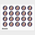 Concord Minuteman Classic Round Sticker | Zazzle