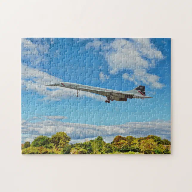 Concorde on Finals Jigsaw Puzzle | Zazzle