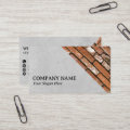 Concrete & Bricks Wall Construction or Architect Business Card | Zazzle