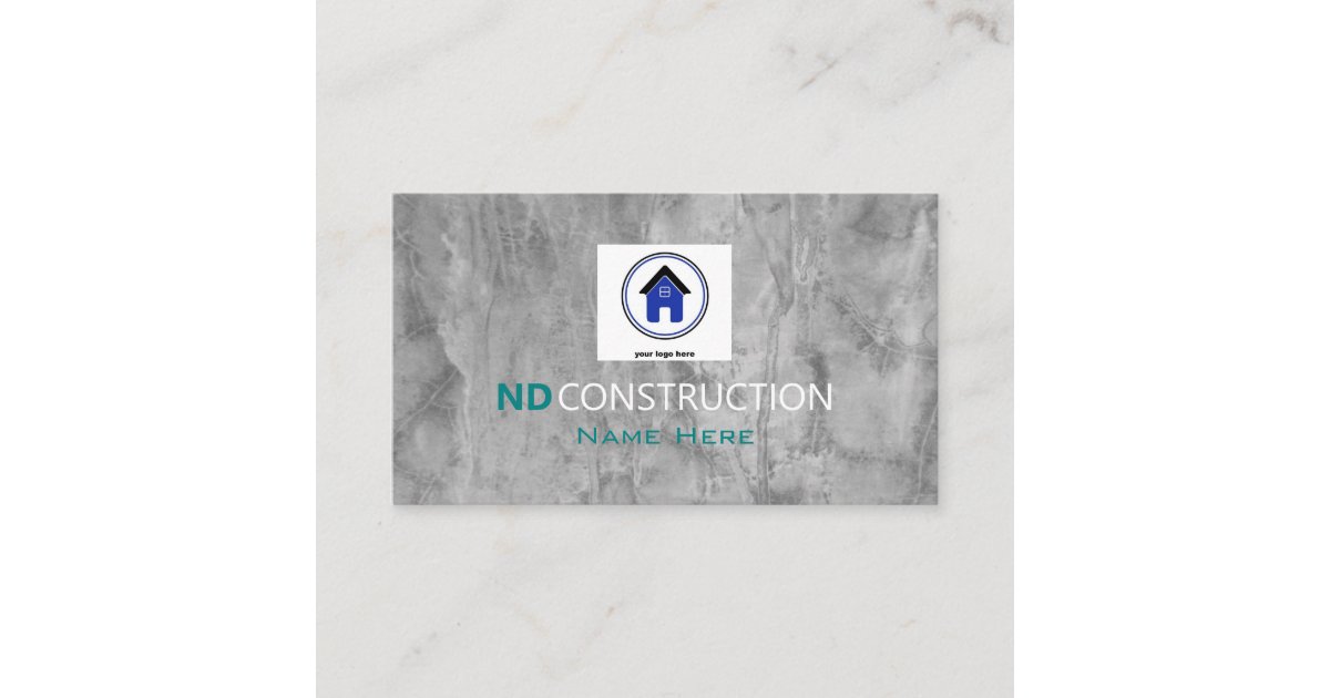 Concrete Business Card | Zazzle