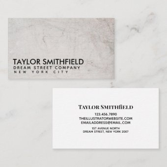Concrete Business Card | Zazzle