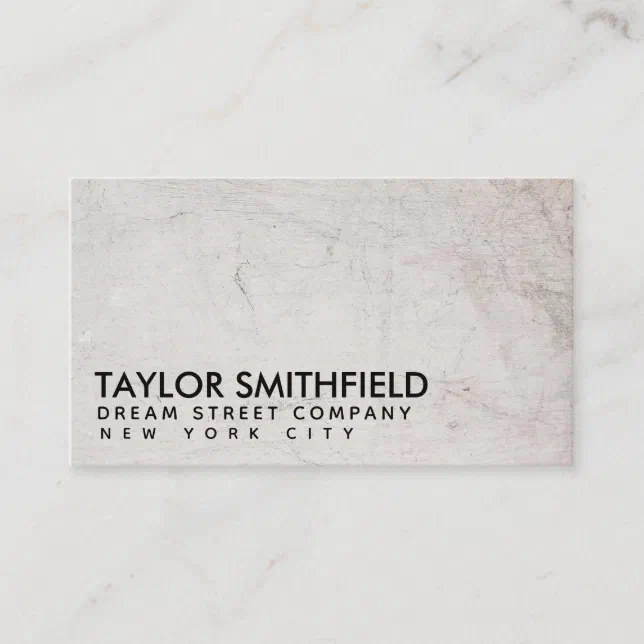 Concrete Business Card | Zazzle