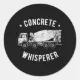 Concrete Finisher And Concrete Worker Classic Round Sticker | Zazzle