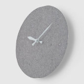 Concrete Look Round (Large) Wall Clock | Zazzle