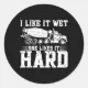 Concrete Mixer Cet Mixer Truck Driver Classic Round Sticker | Zazzle