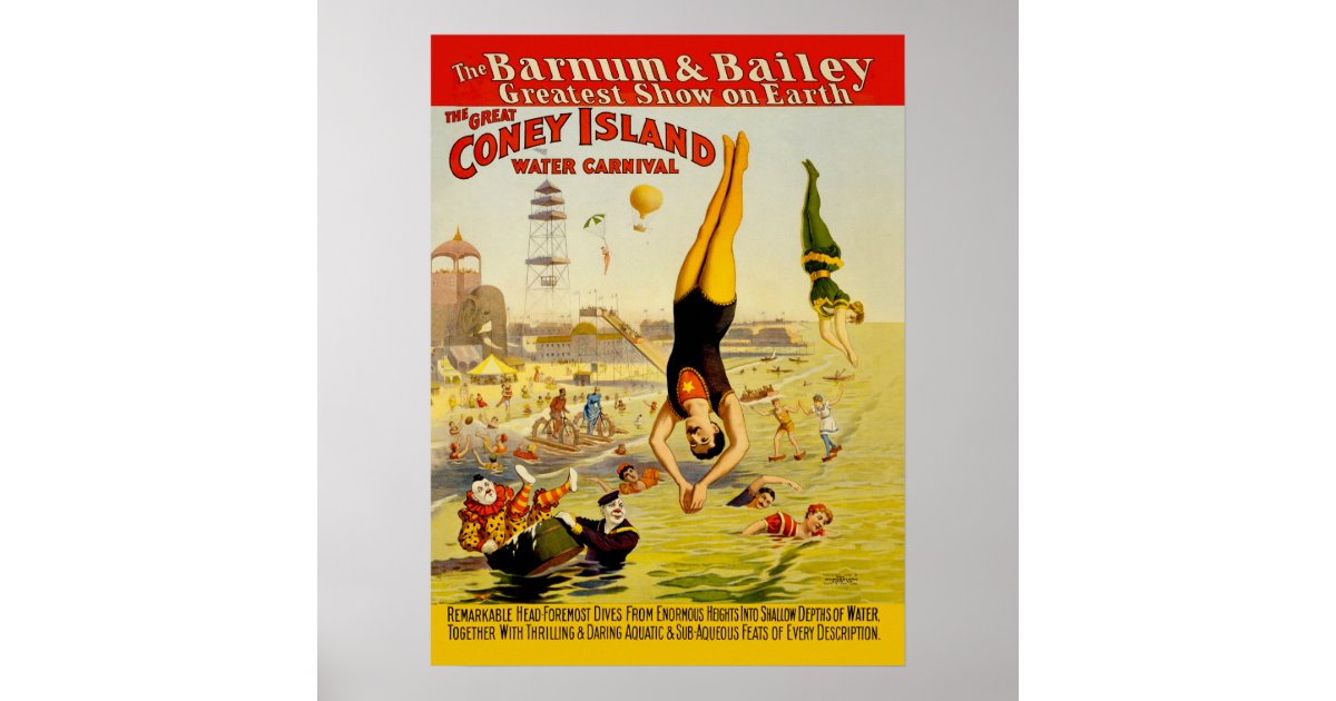 Coney Island Sideshow Poster | Zazzle