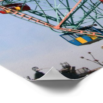 Coney Island Wonder Wheel Poster | Zazzle