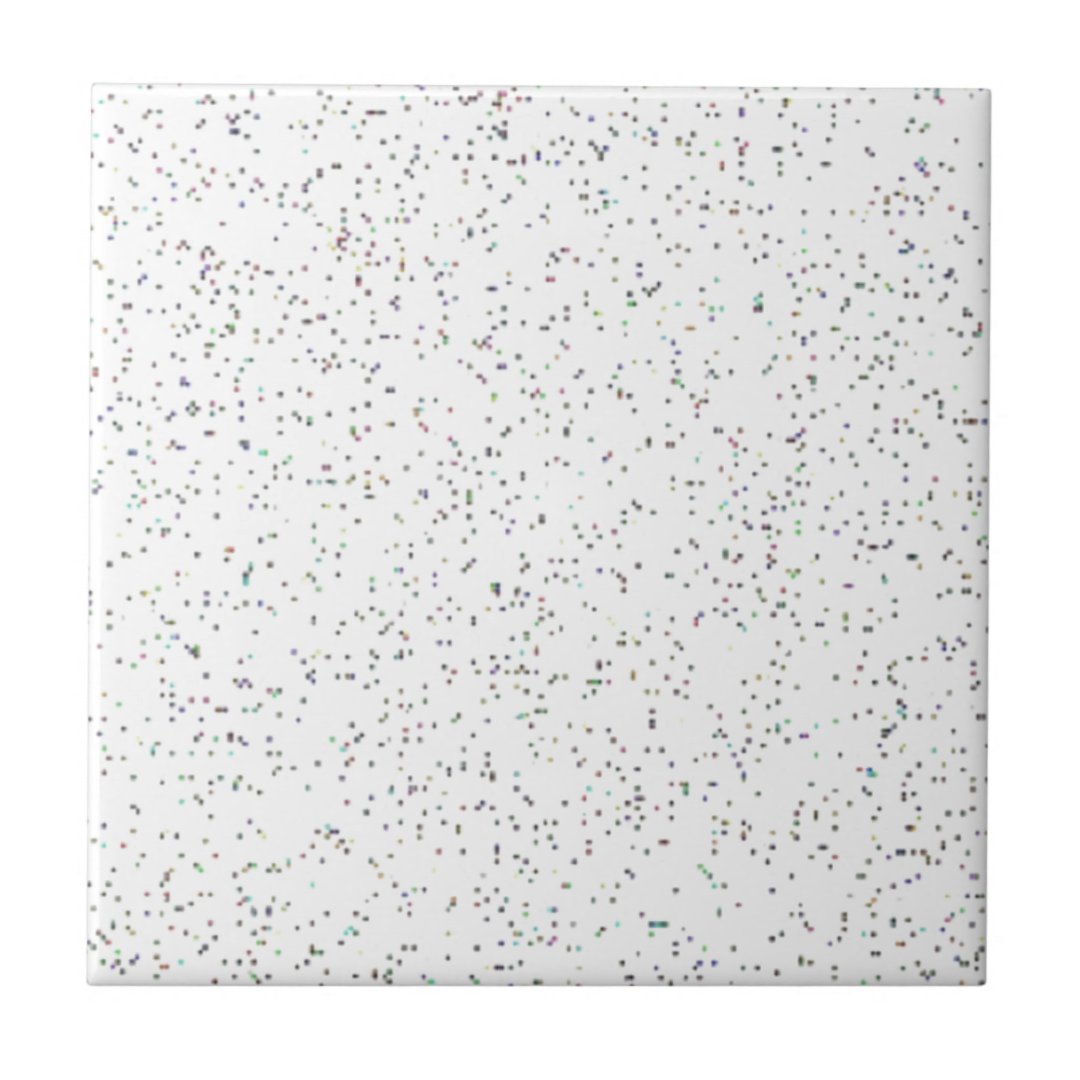 Confetti Ceramic Tile | Zazzle