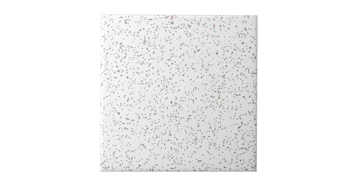 Confetti Ceramic Tile | Zazzle