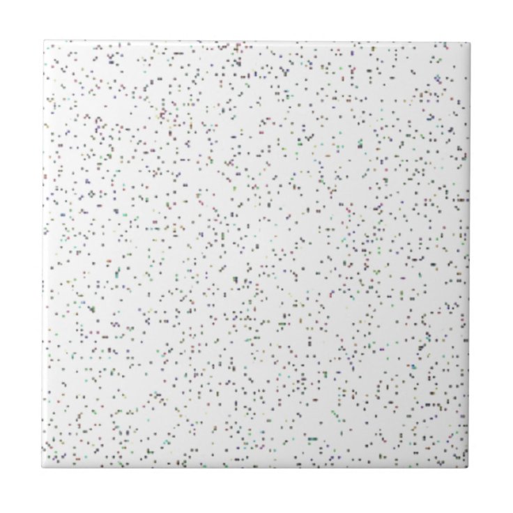 Confetti Ceramic Tile | Zazzle