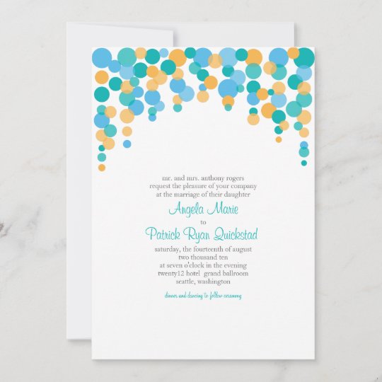 Confetti Invitation | Zazzle.com