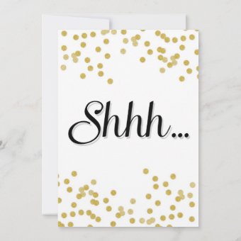 Confetti Surprise Party Invitation | Zazzle