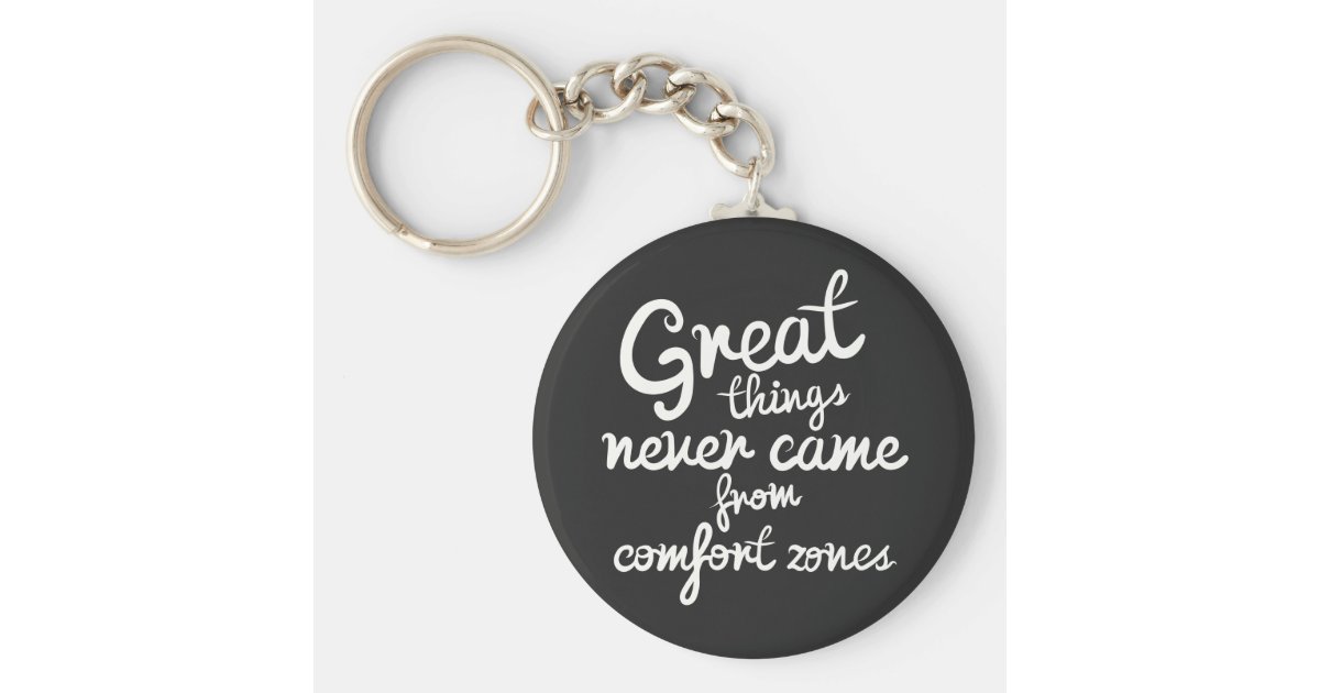 Confidence, Success, Goals Attitude Motivational Keychain | Zazzle