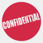 Secret Files Confidential Stickers | Zazzle.com