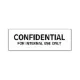 CONFIDENTIAL labels Self-inking Stamp | Zazzle