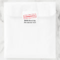 Confidential Shhh Dont let the secret out stickers | Zazzle